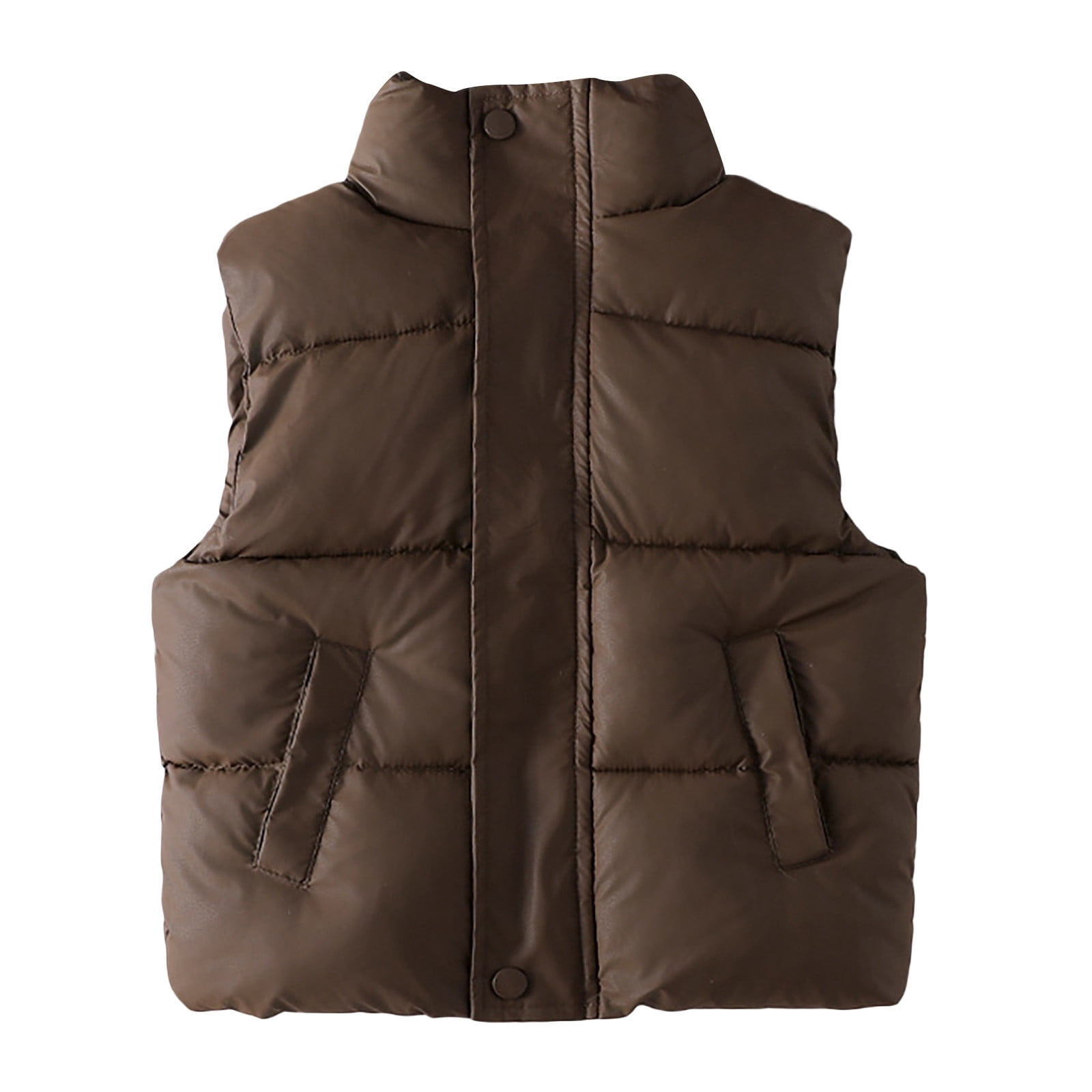 Puffer Vest Sleeveless Lightweight Outerwear Vests Kids Winter Clothes ...