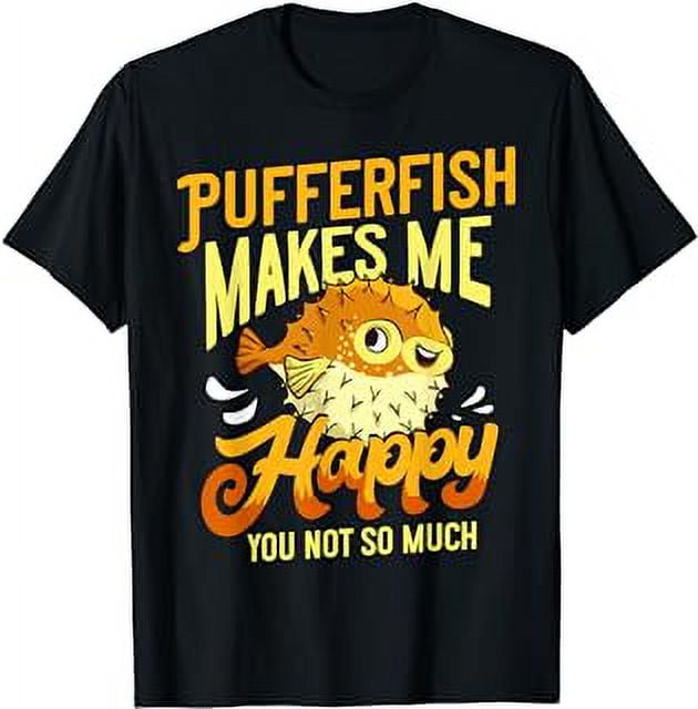 Pufferfish Blowfish Balloonfish Puffer Fish T-Shirt - Walmart.com