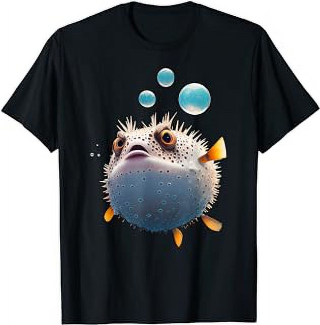 Pufferfish Bubbles T-Shirt - Walmart.com