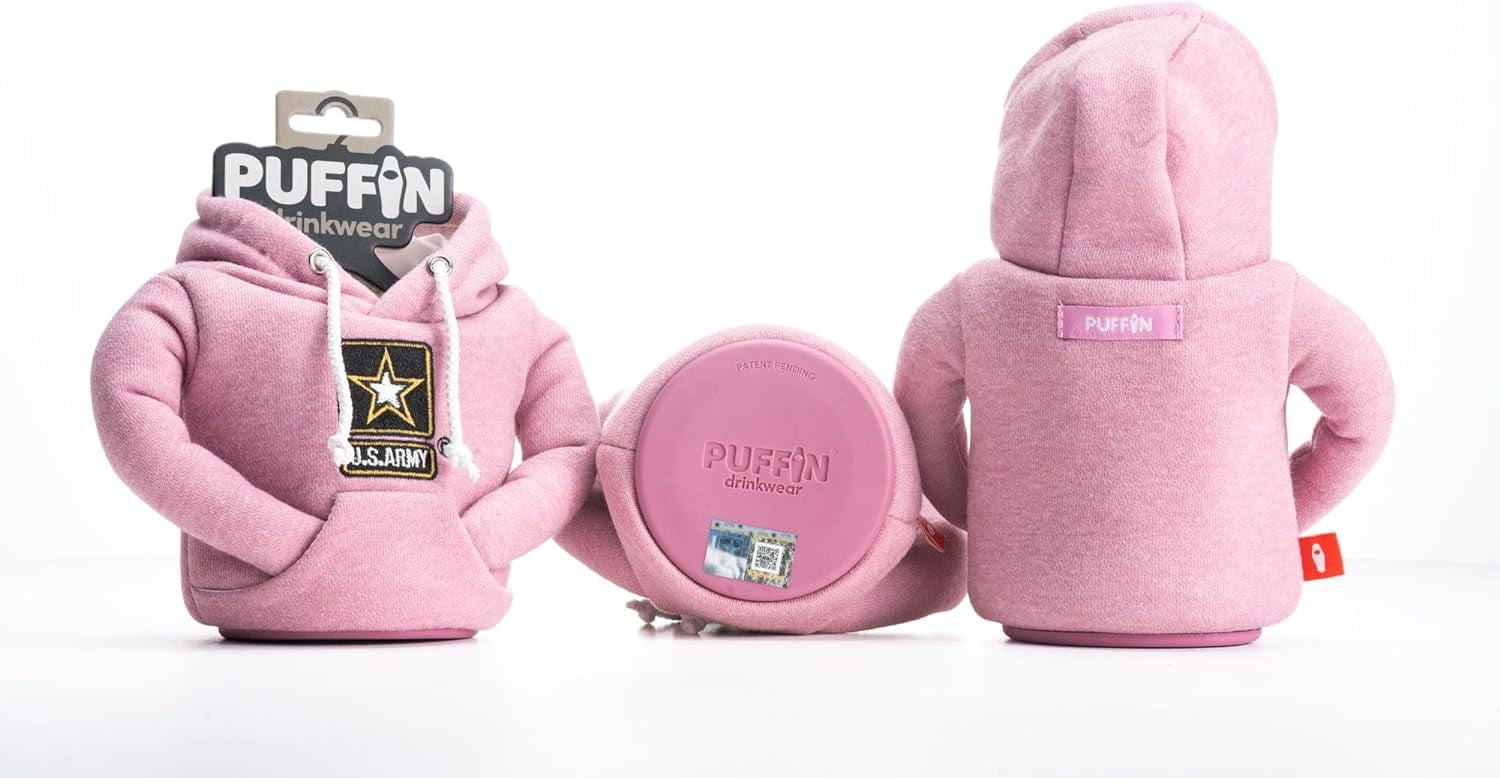 Puffin - The Hoodie Beverage Jacket, Insulated Can Cooler, U.S. Army ...