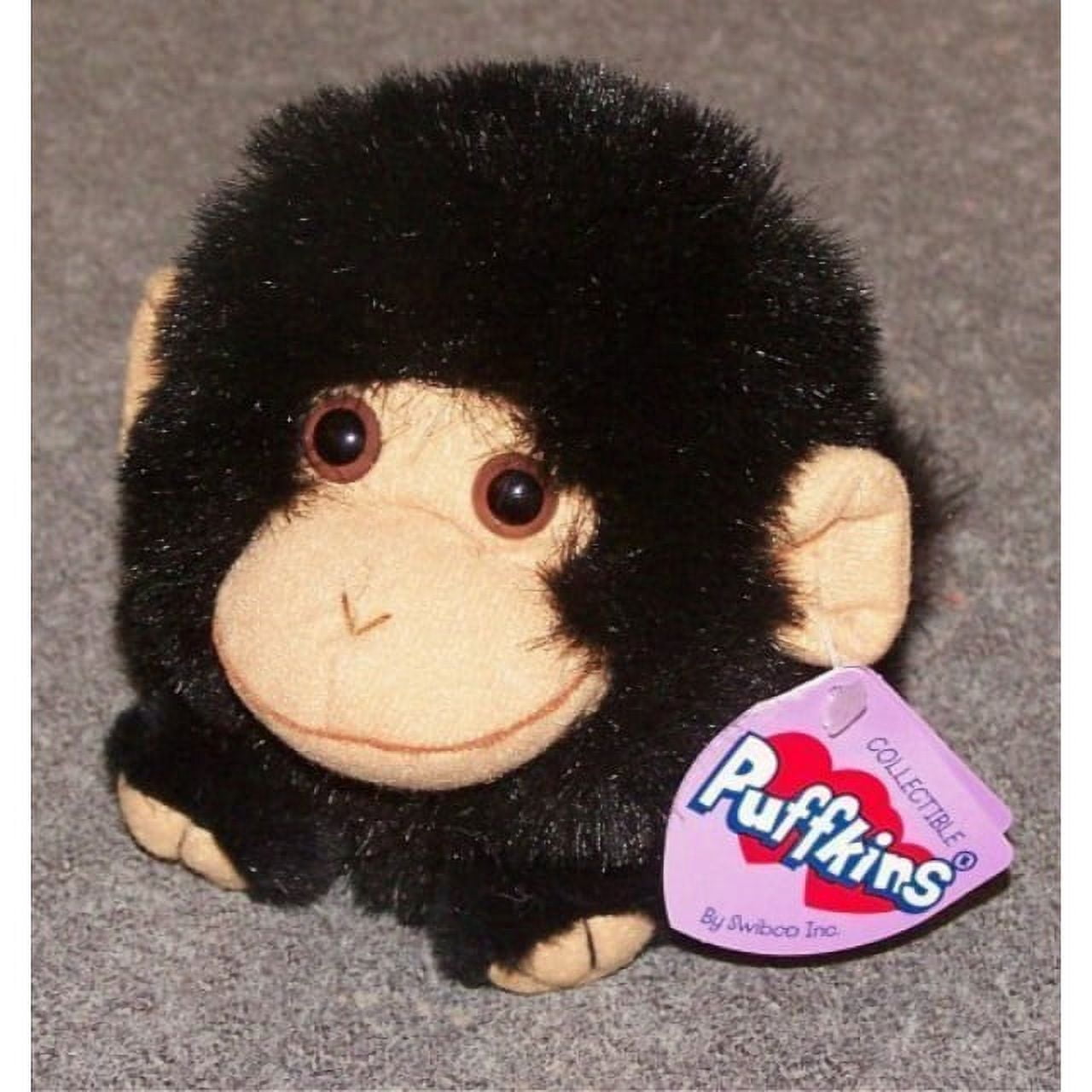 Puffkins "Milo" The Monkey Bean Bag Plush - Walmart.com