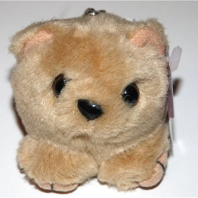 Puffkins Plush Collectible Key Ring - Honey The Tan Bear - Walmart ...