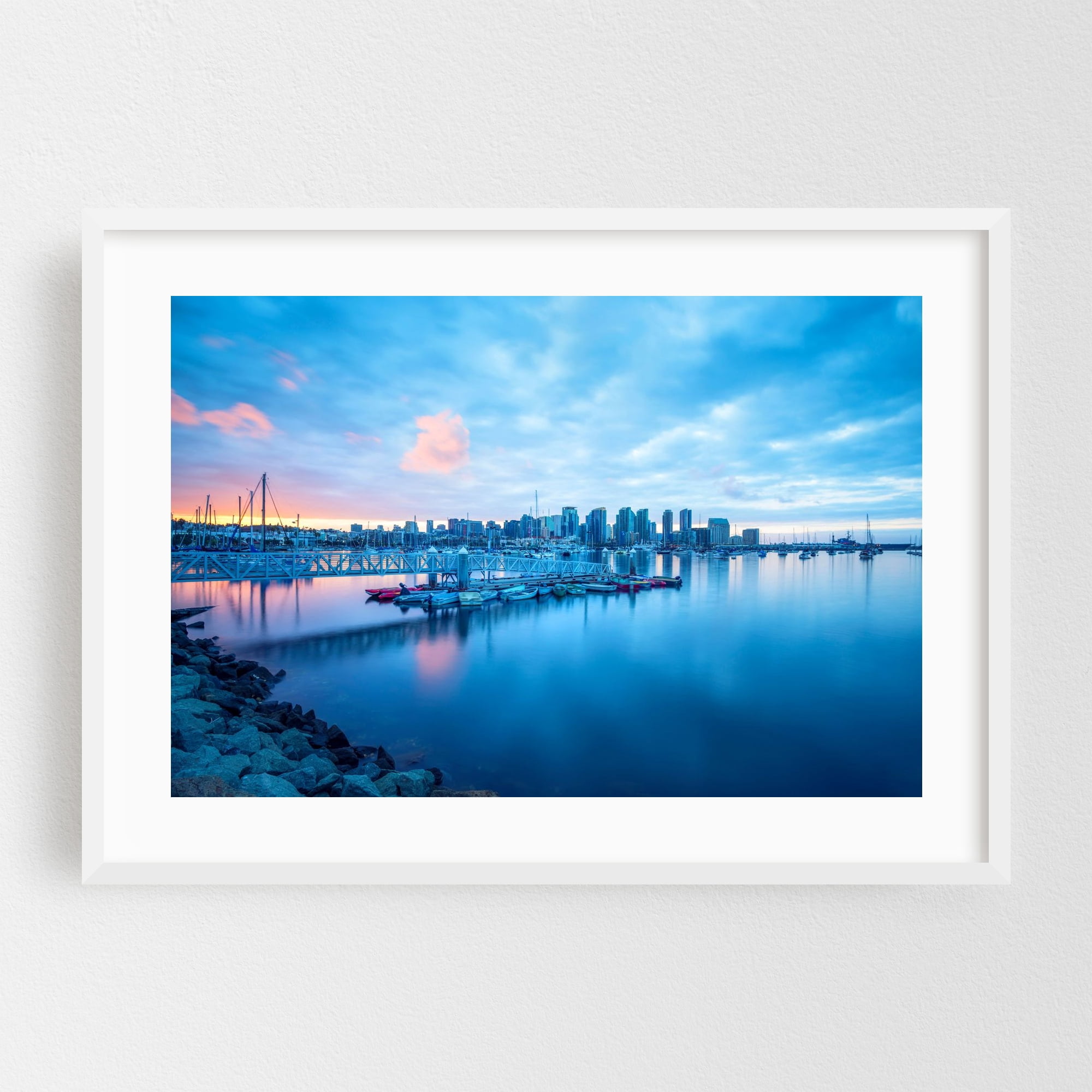 Puffs Of Orange - San Diego California Photography Skyline Harbor City ...