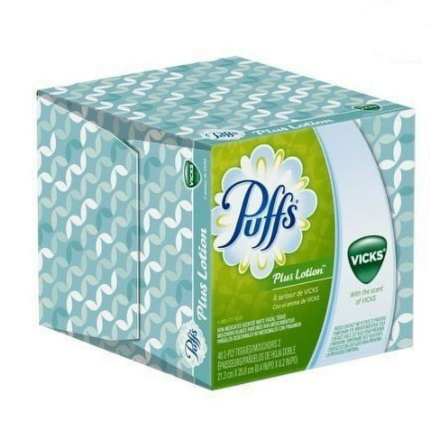 Puffs Plus Lotion with The Scent of Vicks (Pack of 4) by Procter And ...