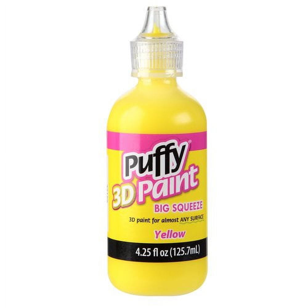Puffy 4.25 fl oz 3D Paint Yellow, Multi-Surface - Walmart.com