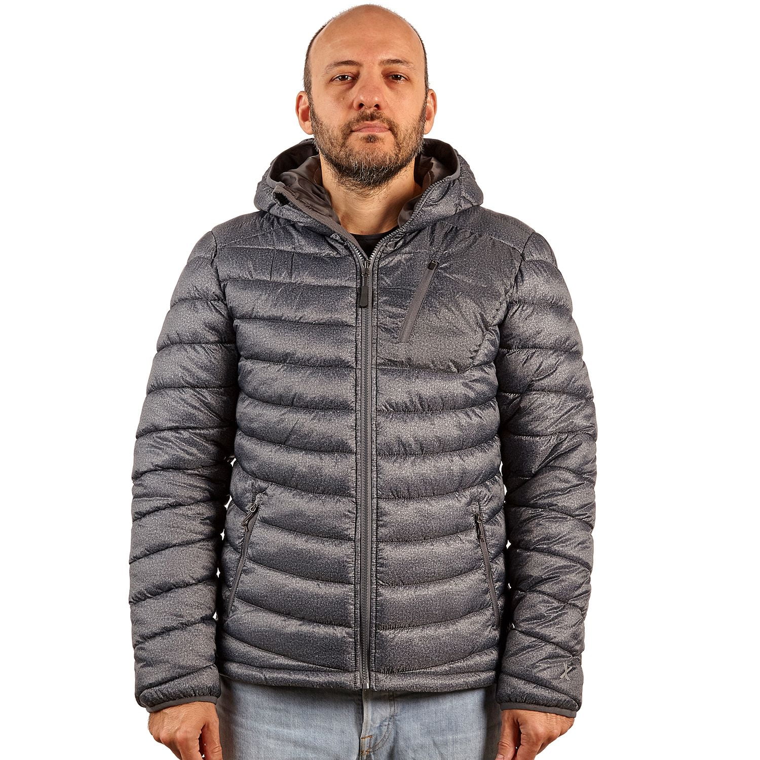 Puffy Hooded Jacket - Walmart.com