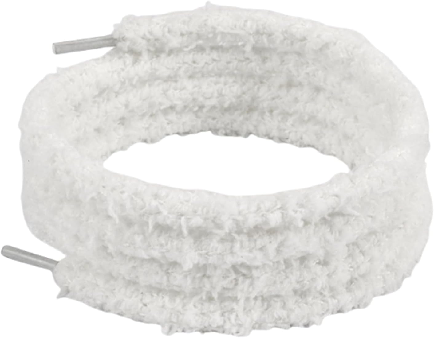 Puffy Round Shoe Laces, Soft Fuzzy Fluffy Shoelaces for Sneakers 10mm ...