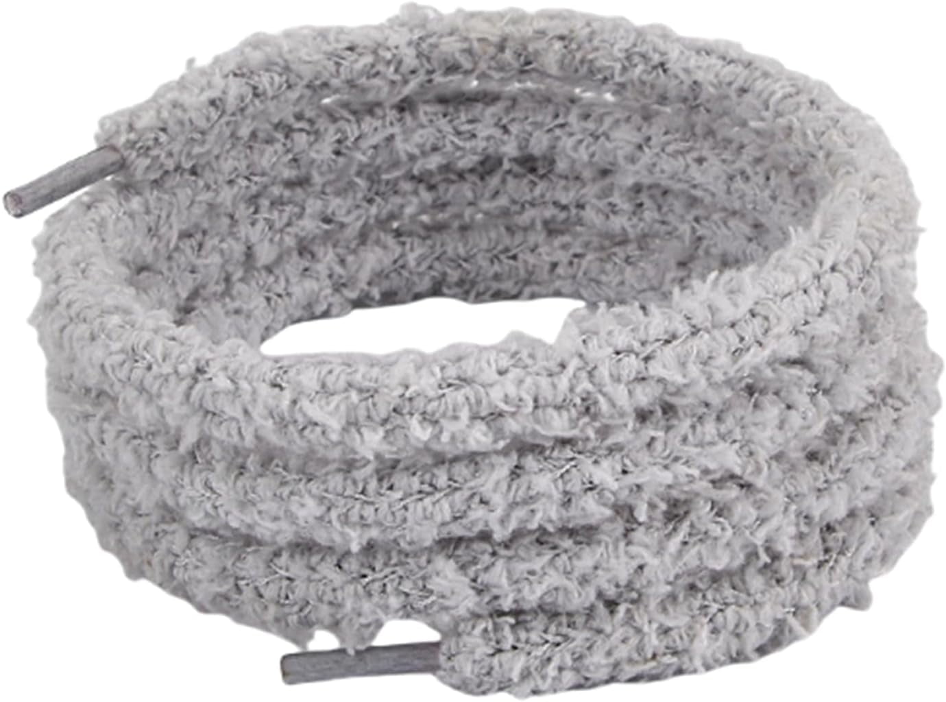 Puffy Round Shoe Laces, Soft Fuzzy Fluffy Shoelaces for Sneakers 10mm ...