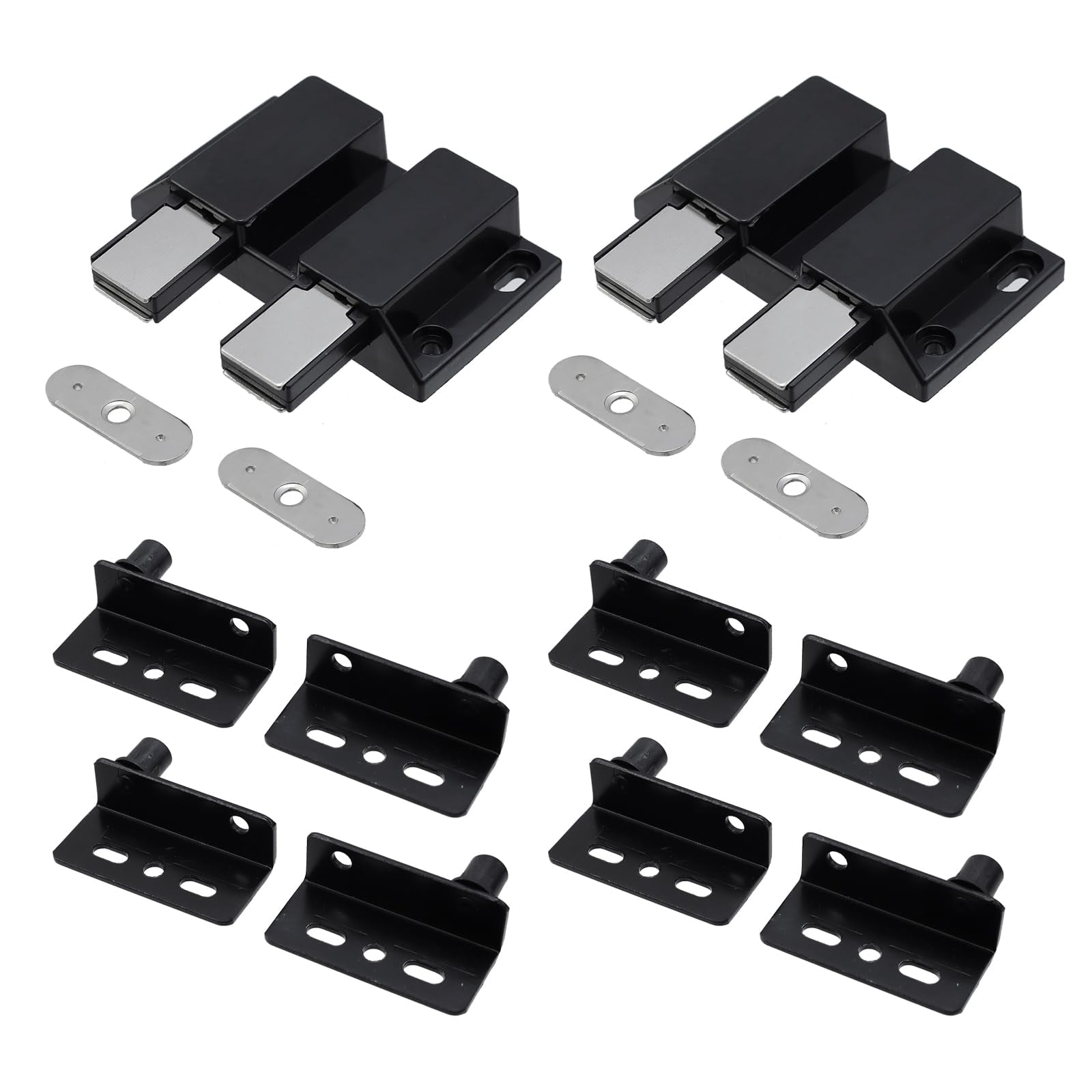 Pufguy Door Hinges,1.5 Inch Black Nickel Interior and Exterior Door ...