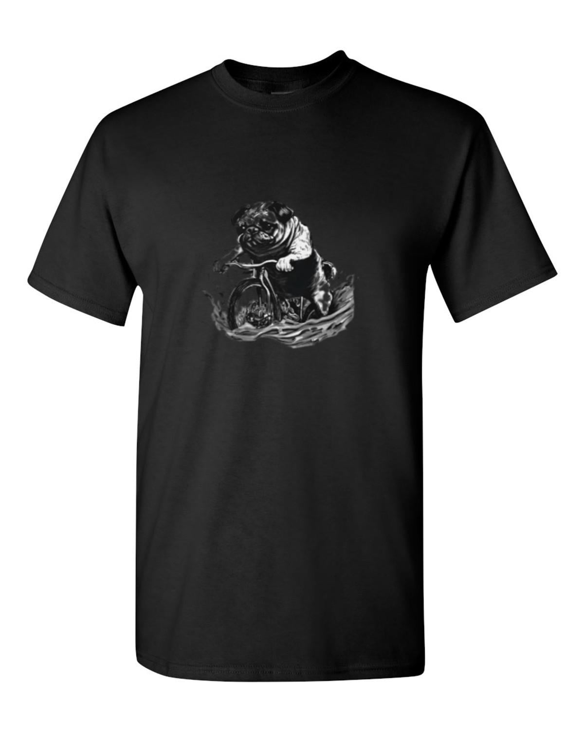 Pug Bike Life Essential T-Shirt for Dog and Cycling Fans, for men ...