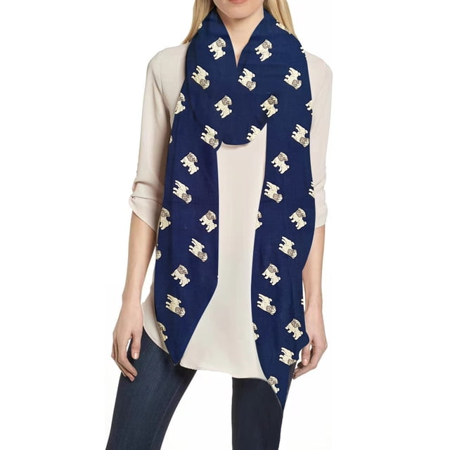 Pug Dog Print Women's Scarf Shawl Wrap Lightweight - Walmart.com