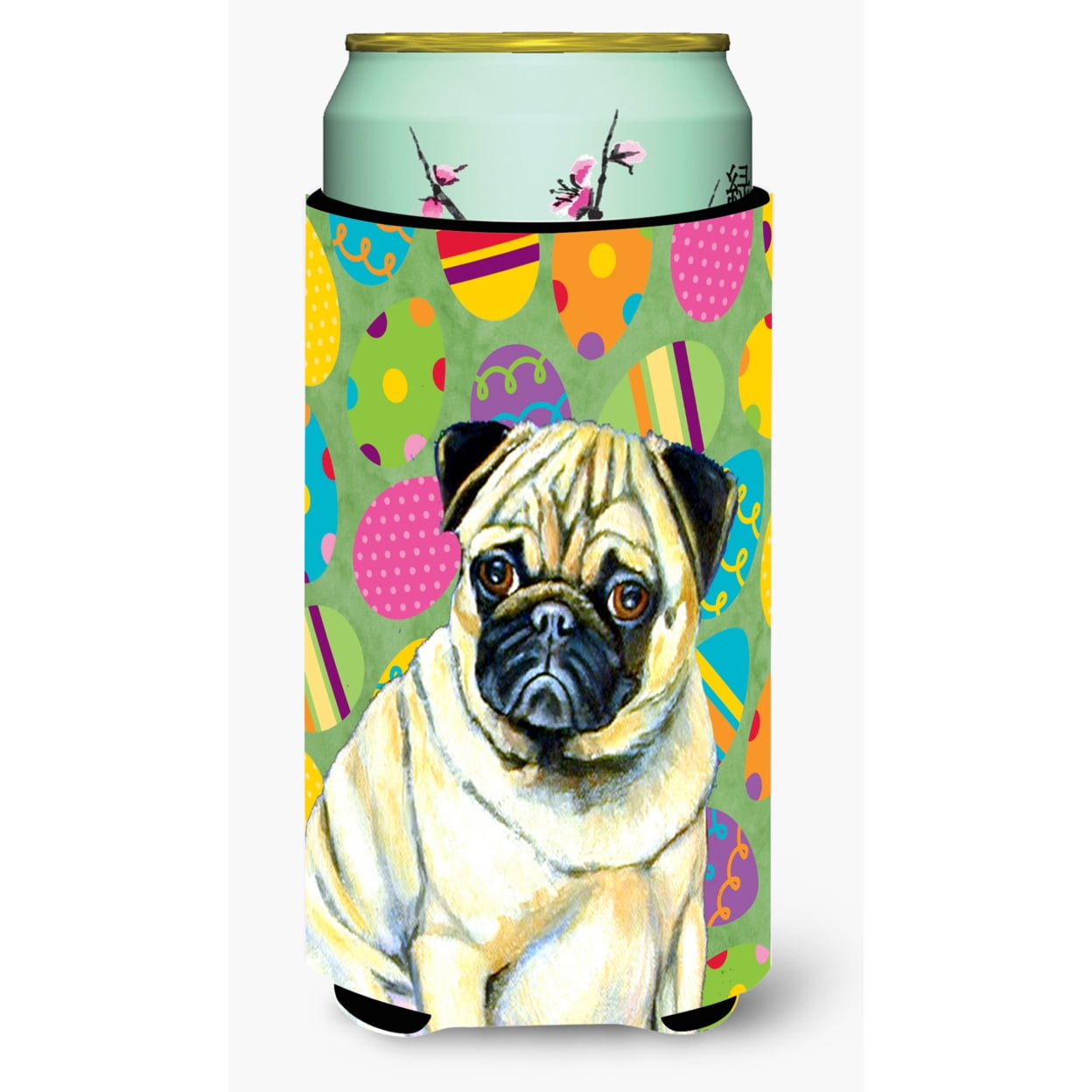 Pug Easter Eggtravaganza Tall Boy Hugger - Walmart.com