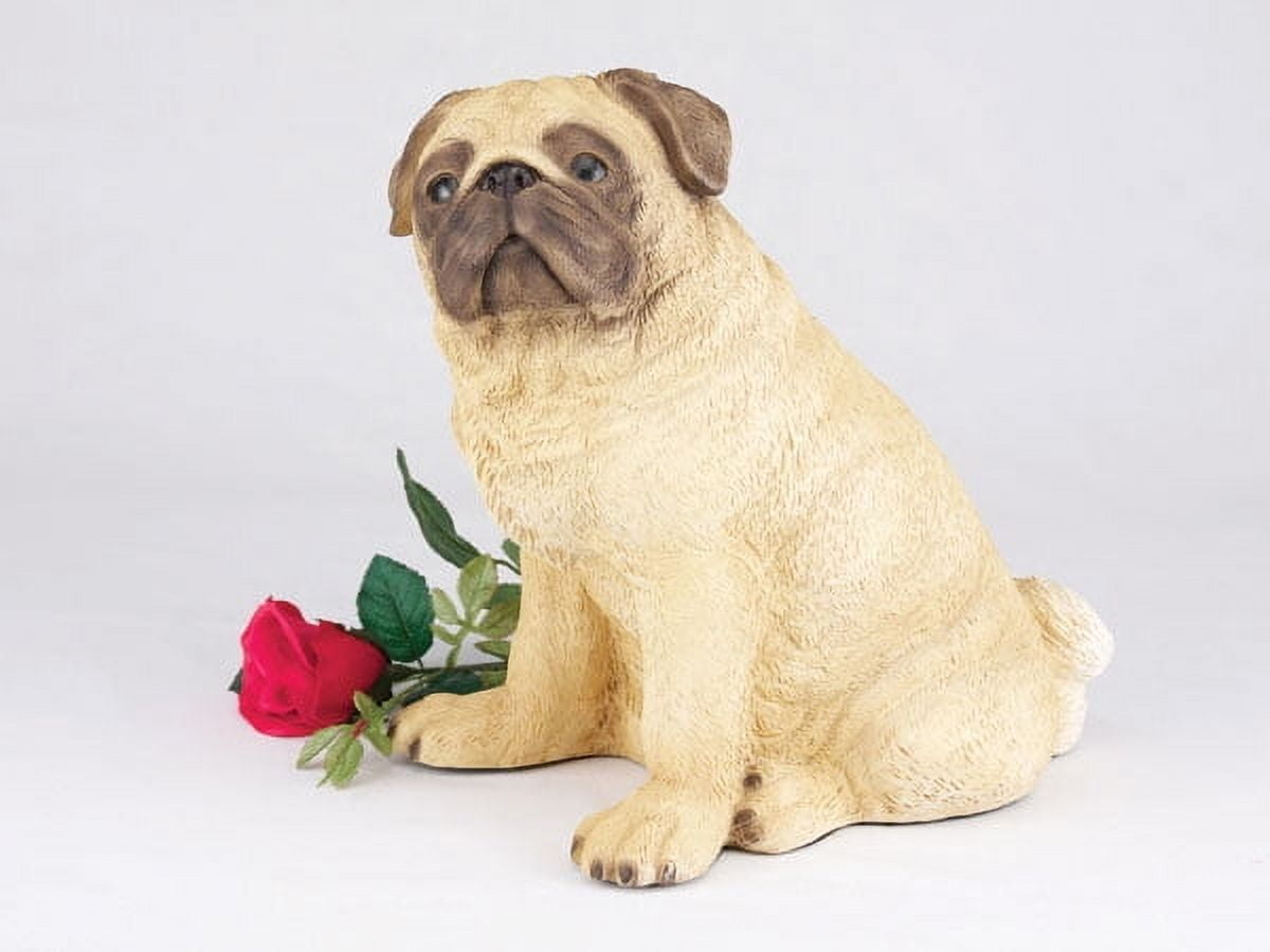 Pug Fawn Cremation Pet Urn for a Dog Memorial in remembrance of your ...