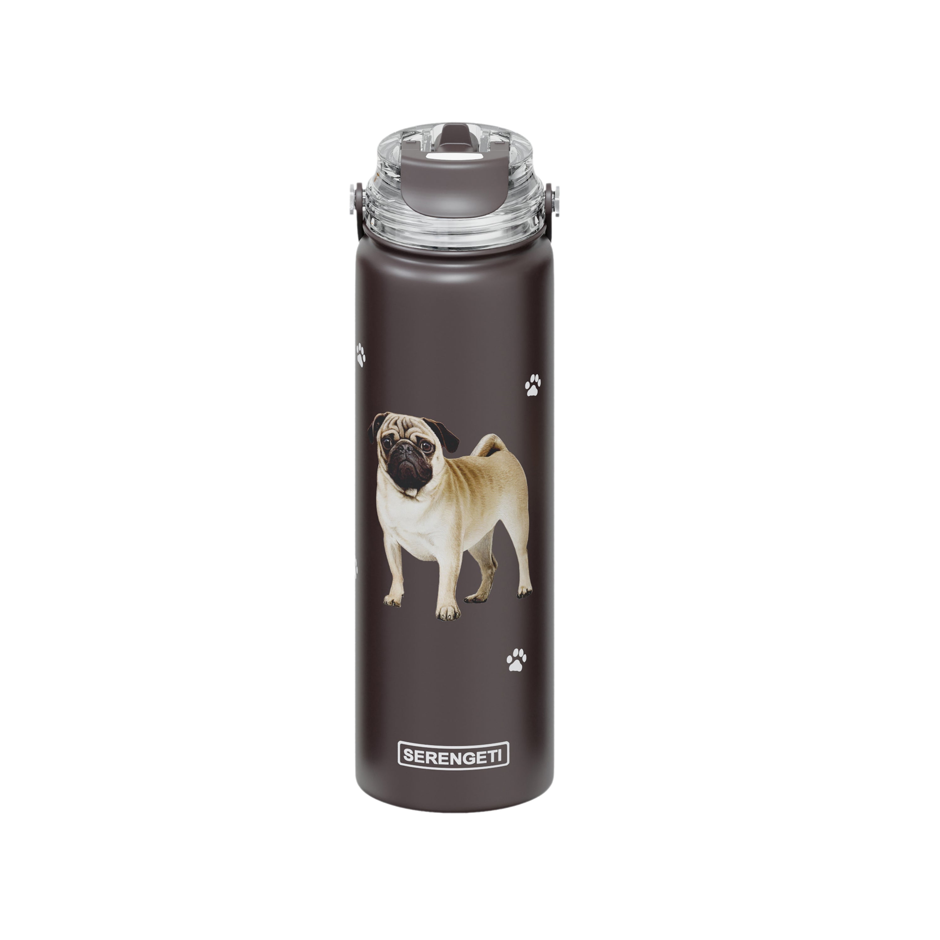 Pug Water Bottle Stainless Steel Water Bottle 24 Oz. SERENGETI ...