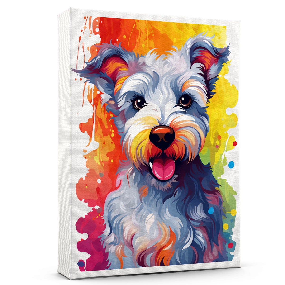 Pug Watercolor Dog Art Print Poster, Wall art Painting Decor, Puppies ...