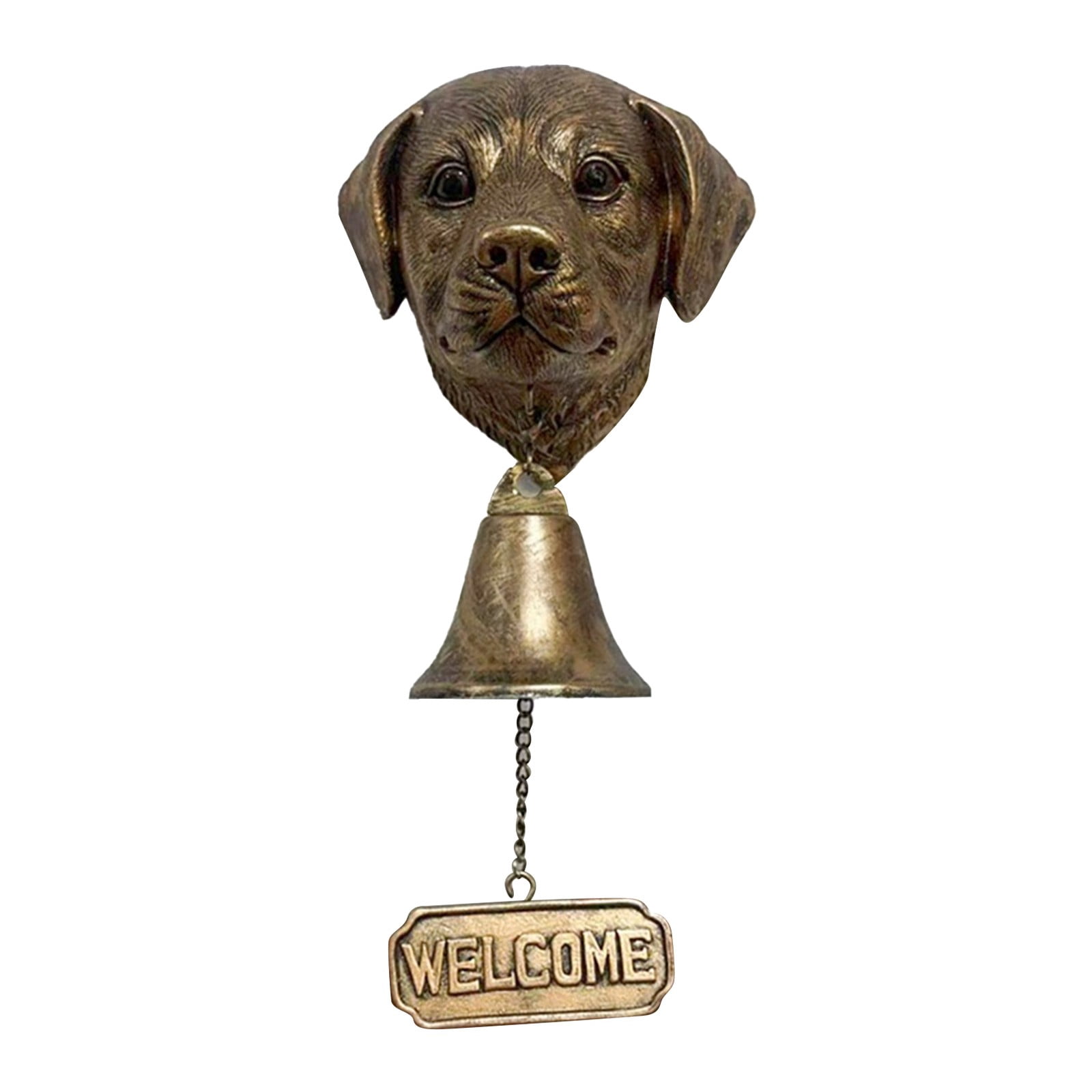 Pug Welcome Doorbell, Cast Iron Dinner Bell, 2025 Retro Metal Outside ...