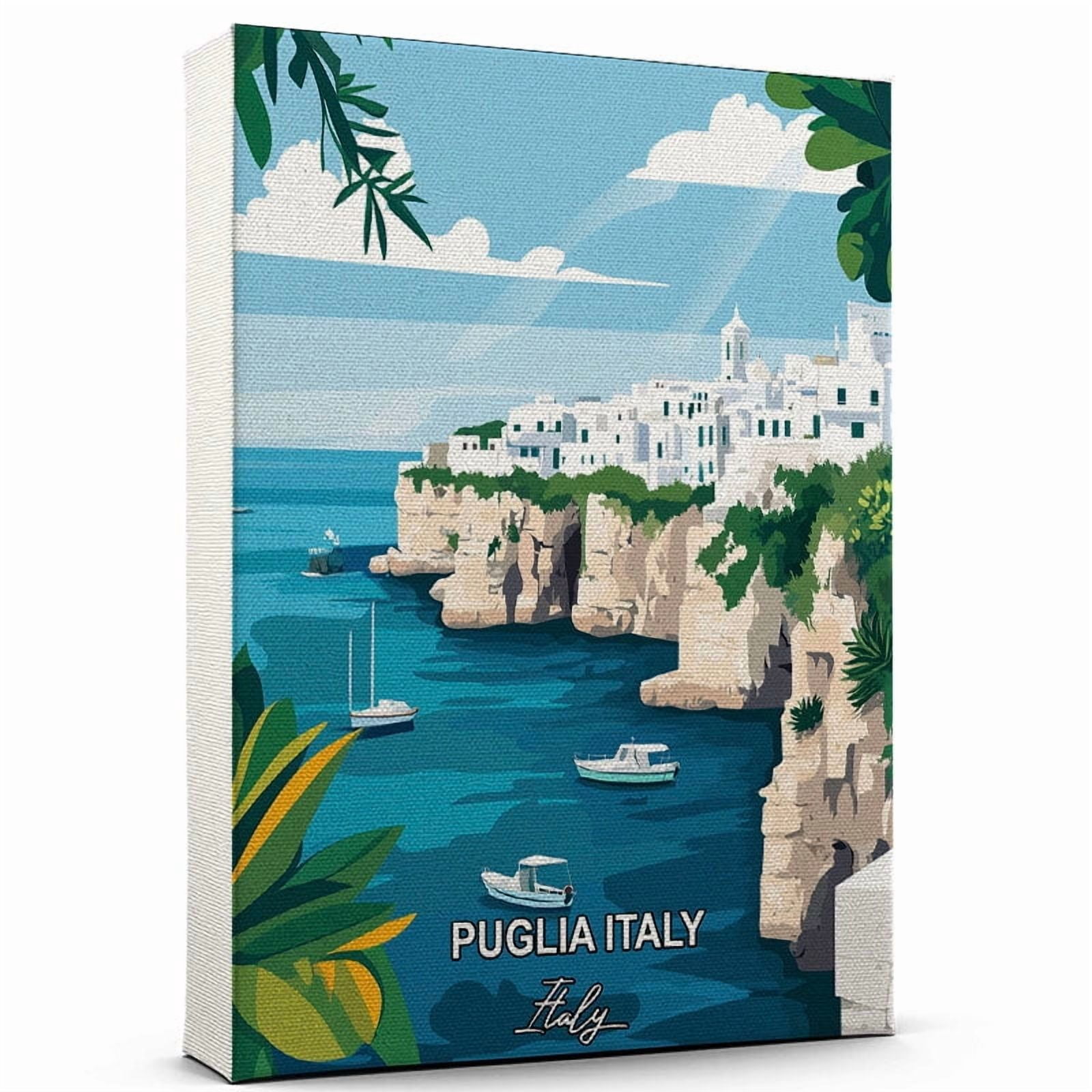 Puglia Italy Travel Global Destination Canvas – Italy Canvas ...
