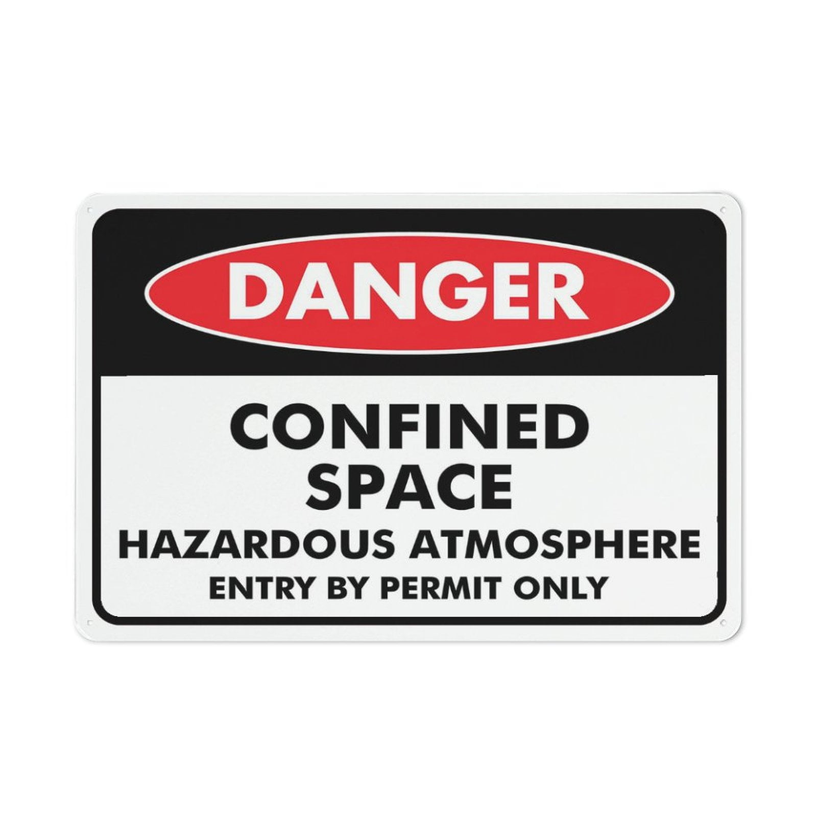Puhayexi Danger Confined Space Hazardous Atmosphere Entry by Permit ...