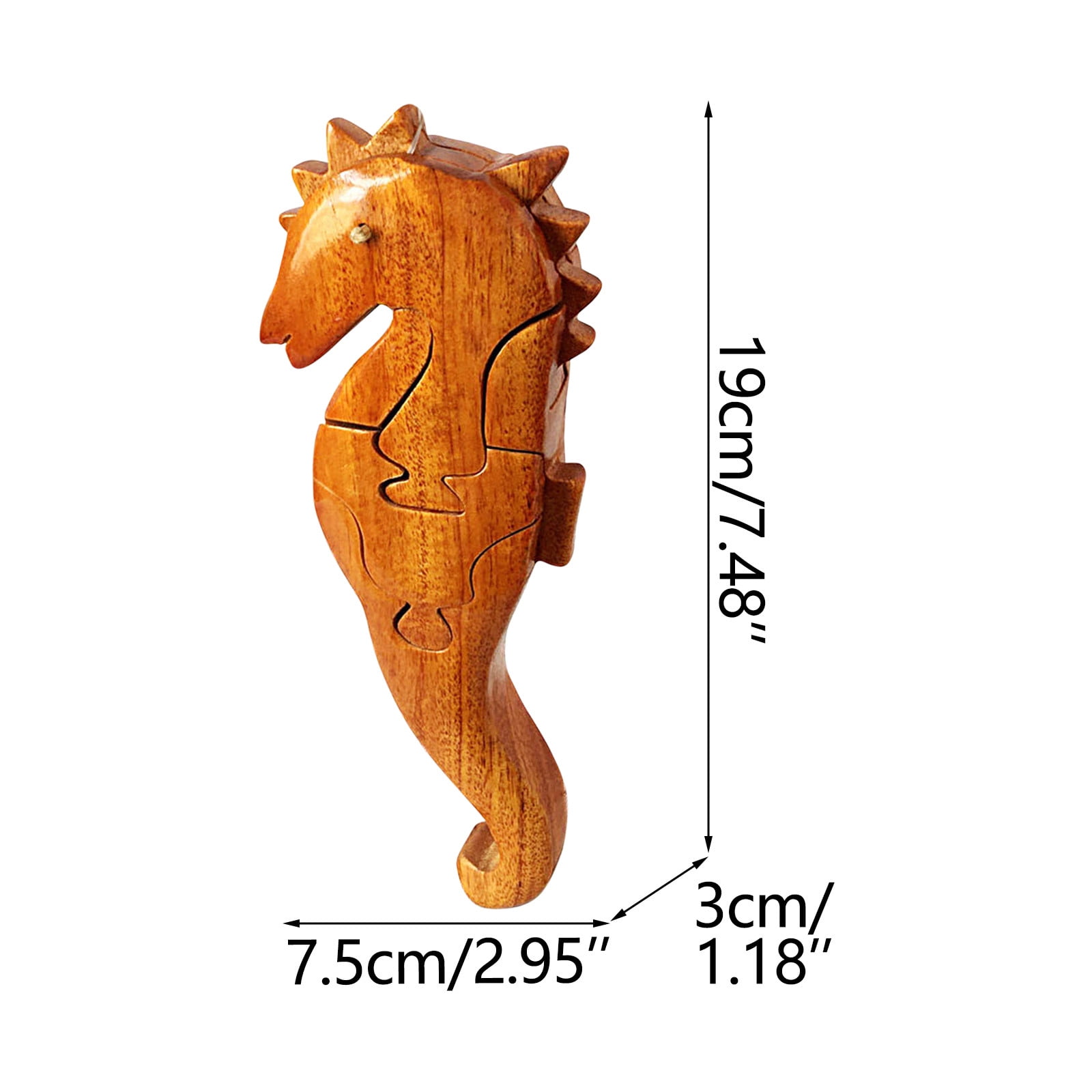 Puhuiying Animal Wooden Puzzle Toys: Intelligence Game for Kids to ...