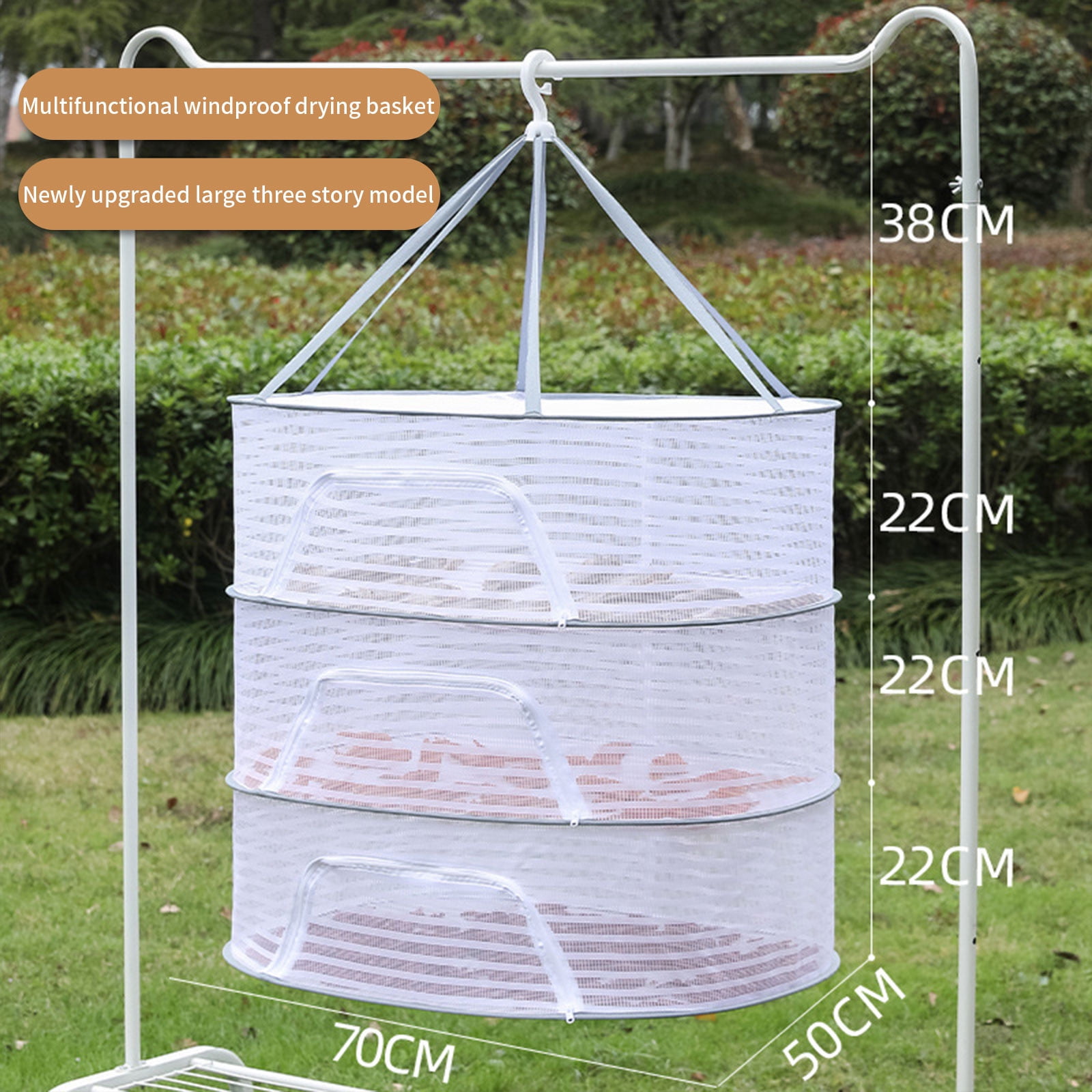 Puhuiying Flat Clothes Drying Rack - Foldable Mesh Clothes Flat Drying ...