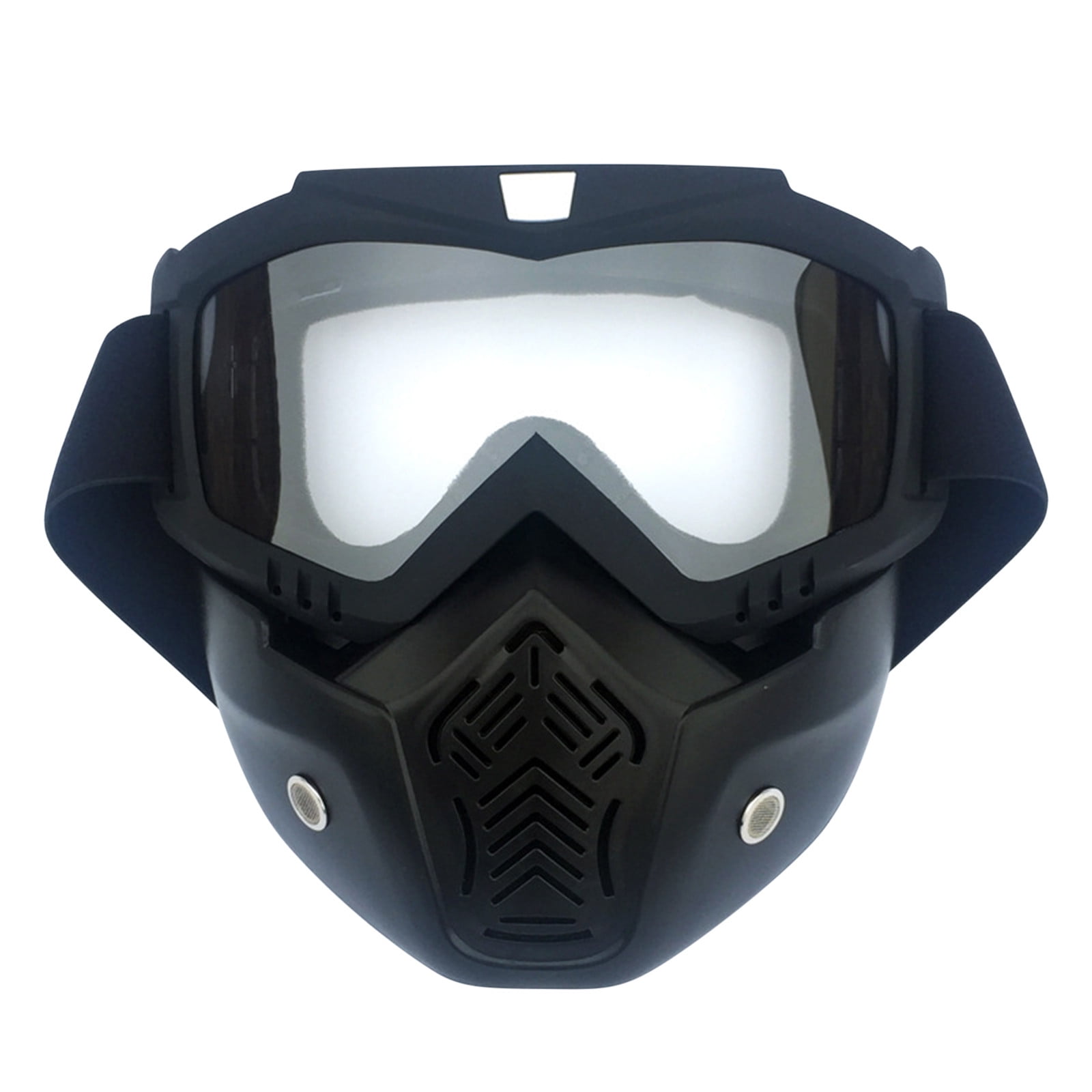 Puhuiying Ski Mask with Detachable Goggles and Visor for Ultimate ...