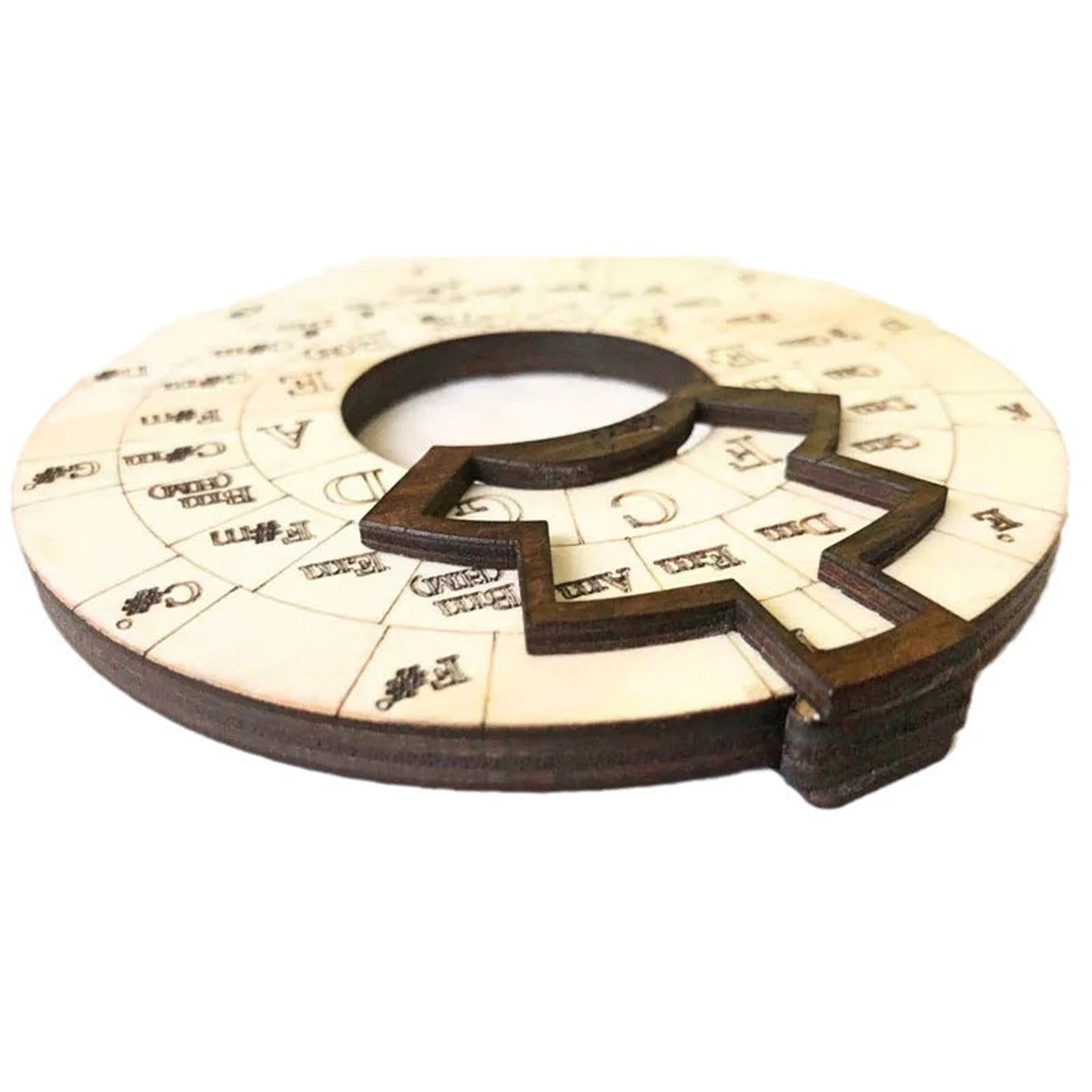 Puhuiying Wooden Melody Tool Circle Wooden Wheel And Musical ...