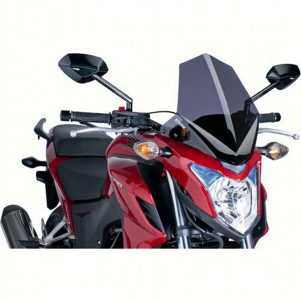 PUIG HI-TECH PARTS New Generation Windscreen - 14-3/8" - Dark Smoke ...
