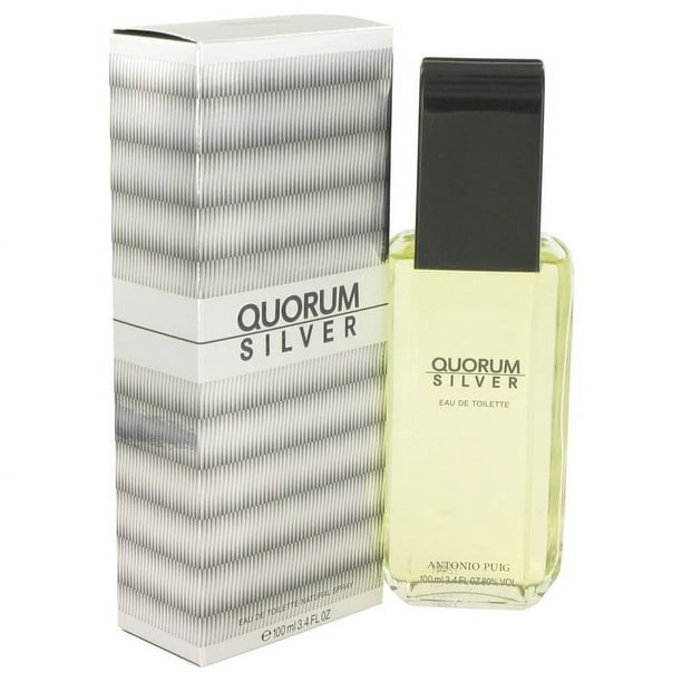 Puig Quorum Silver Eau De Toilette Spray for Men 3.4 oz - Walmart.com