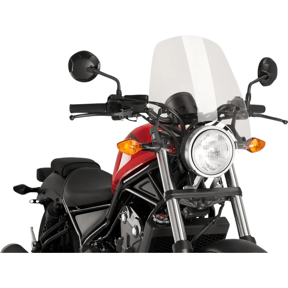 PUIG HI-TECH PARTS New Generation Windscreen - 16-1/2" - Clear - Honda ...