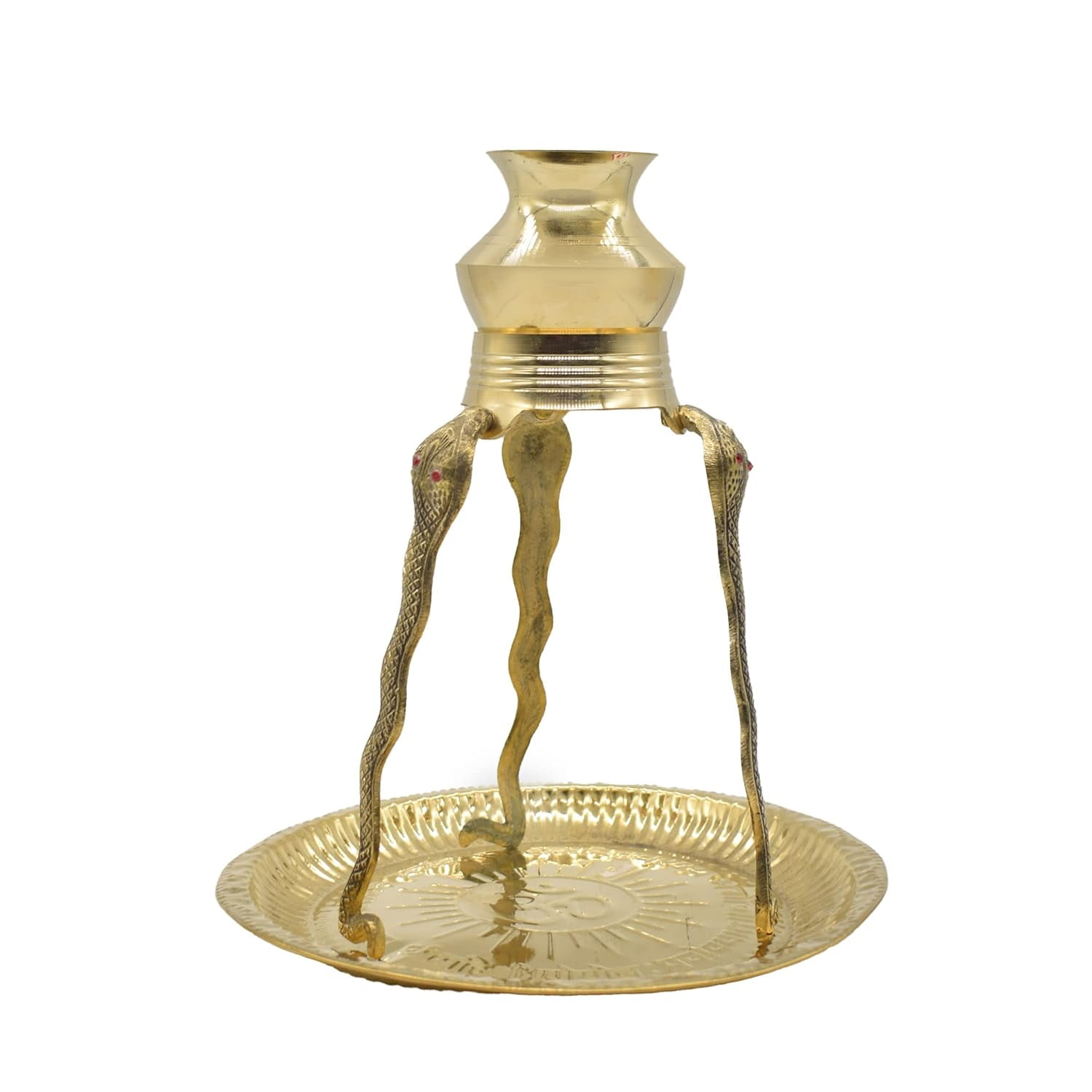 PujaNPujari Brass Dhara Patra for Puja Abhishek Jaldhar Patra for ...