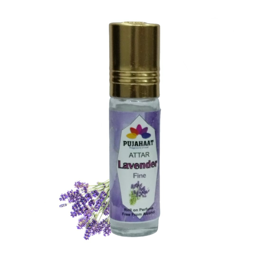 Pujahaat Premium AlcoholFree Levender Attar Ittar 6ml Fresh Floral ...