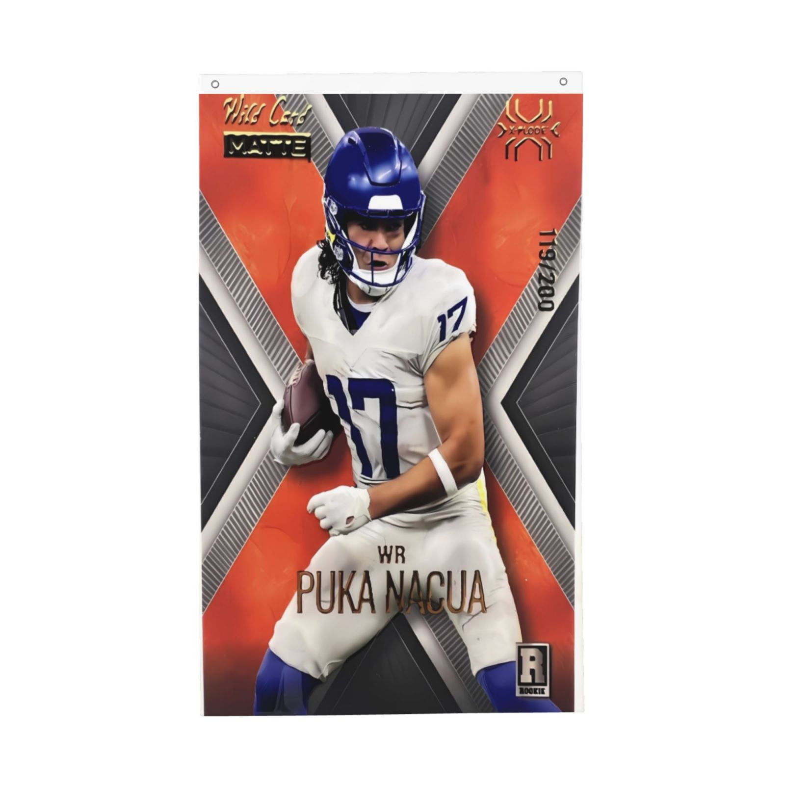 Puka Nacua Player Flags American Football Double-Sided Cheering Flags ...