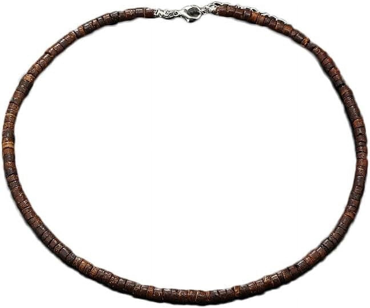 Puka Shell Beaded Necklace Men Summer Surfer Seed Necklace Seashell ...