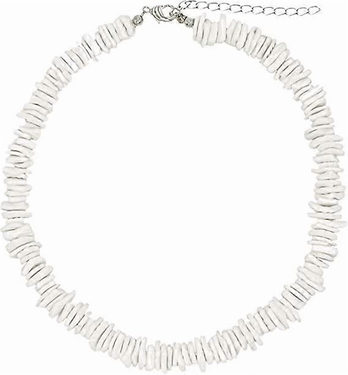 Puka Shell Necklace for Men Hawaiian Surfer Necklace Jewelry White ...