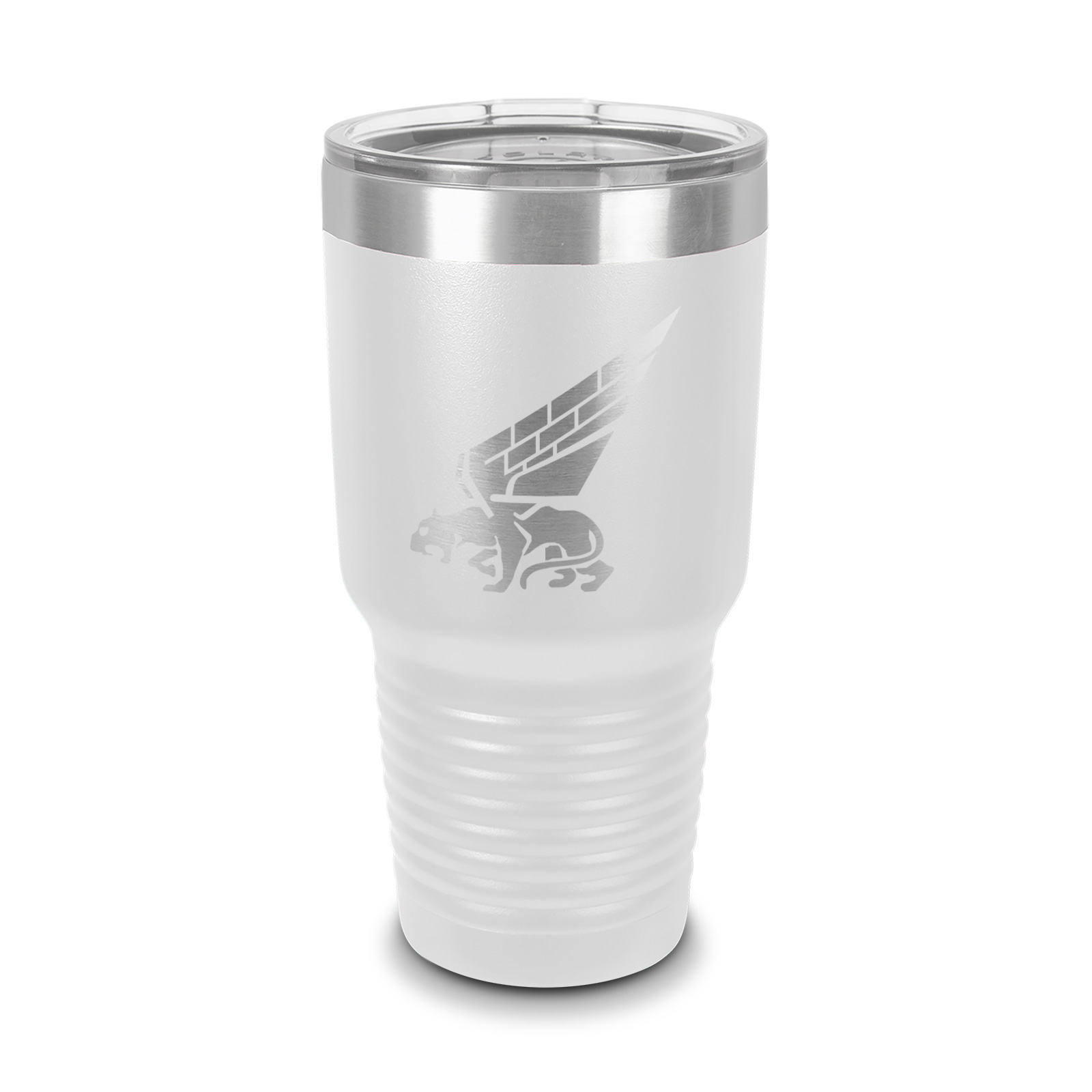Pukin Dogs Tumbler 30 oz - Laser Engraved w/ Clear Lid - Stainless ...