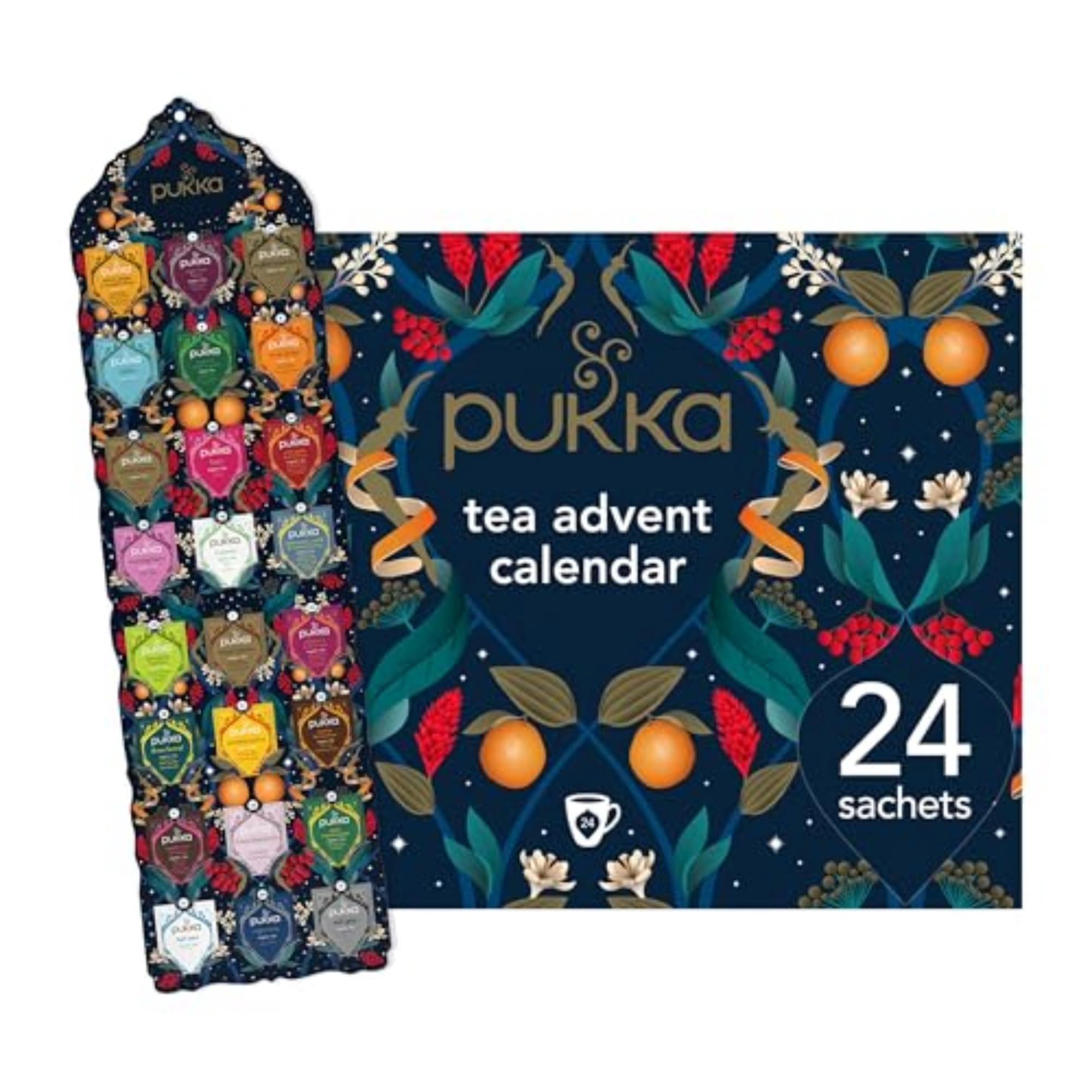 Pukka Herbal & Tea Gift Calendar, Tea Selection made with Organic ...