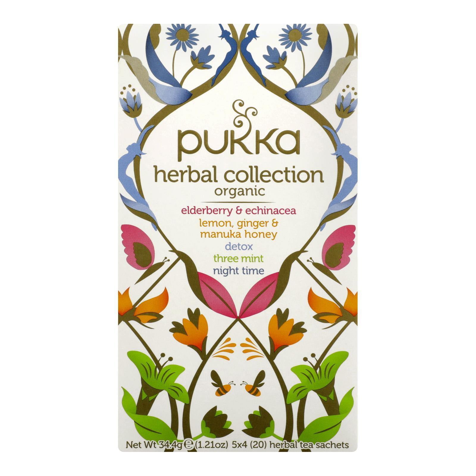 Pukka Herbs - Herbal Tea Collection Five Herbal Blends - Walmart.com