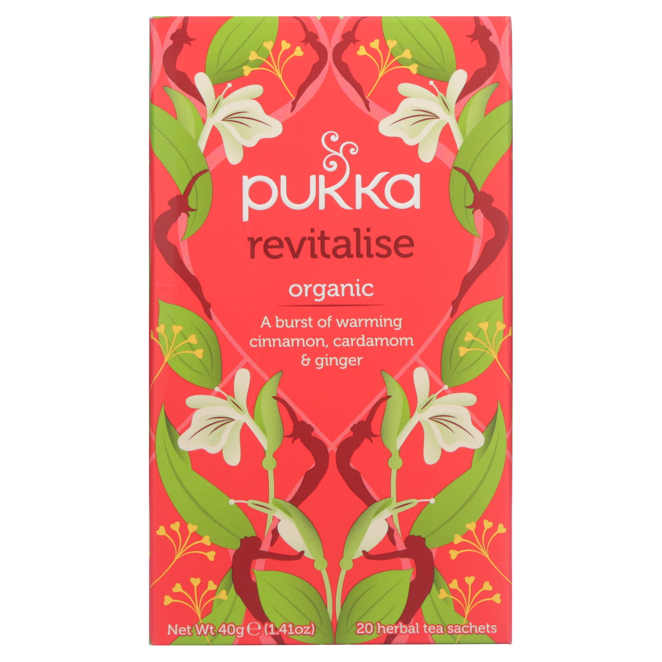Pukka Herbs Organic Revitalise Herbal Tea Bags, 20 Ct - Walmart.com