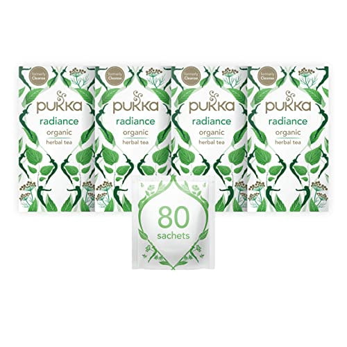 Pukka Organic Cleanse 20 Teabags (Pack of 4, Total 80 Teabags ...