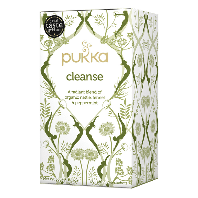 Pukka Organic Herbal Tea Cleanse, 20 Tea Bags - Walmart.com