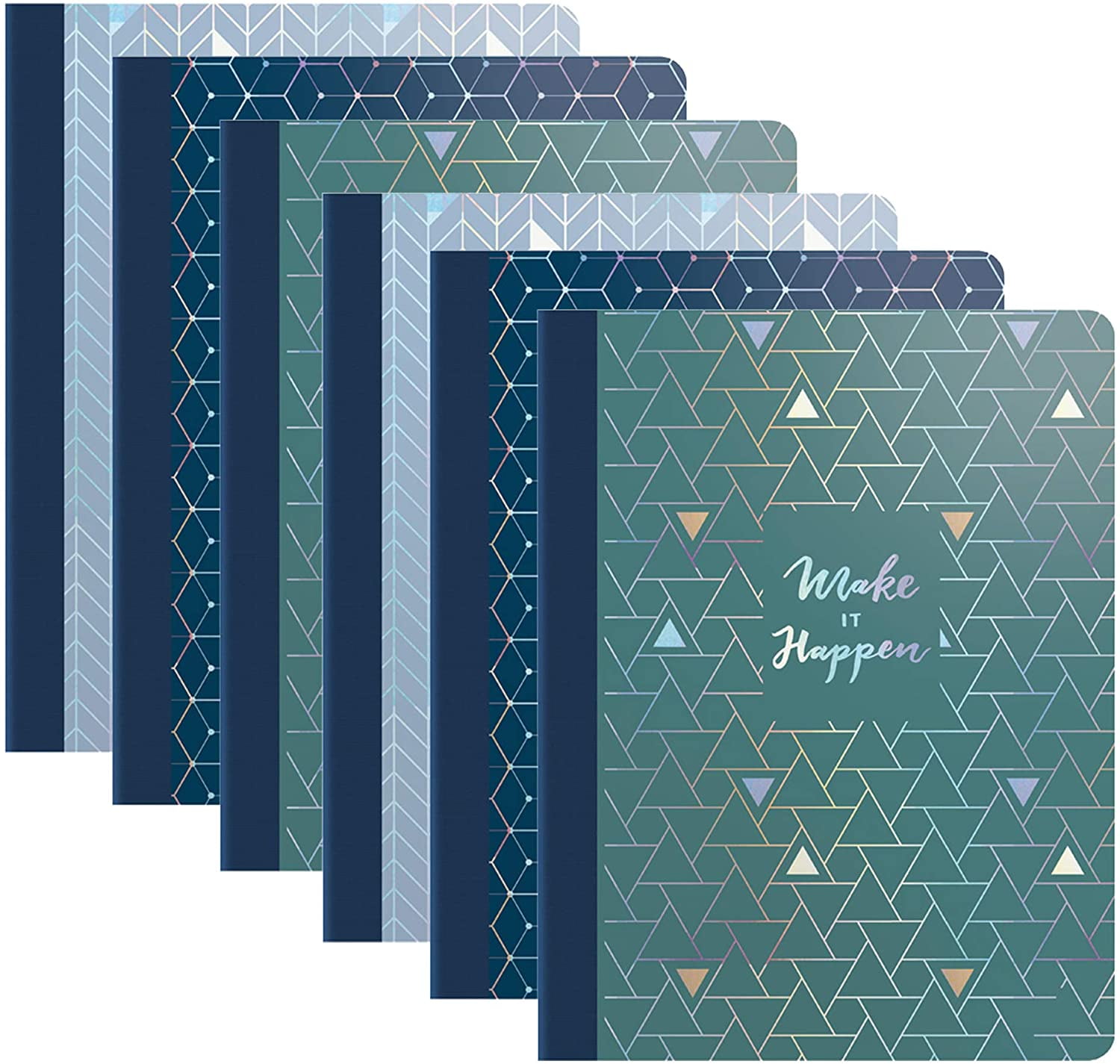 Pukka Pad Office Writing Composition Notebooks - 6 Pack Journals, 140 ...