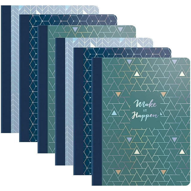 Pukka Pad Office Writing Composition Notebooks - 6 Pack Journals, 140 ...