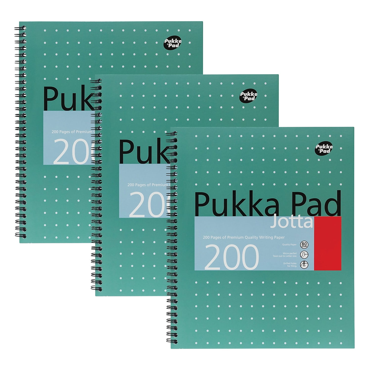 Pukka Pad Metallic Jotta Professional Notebooks 8.5" x 11" College ...