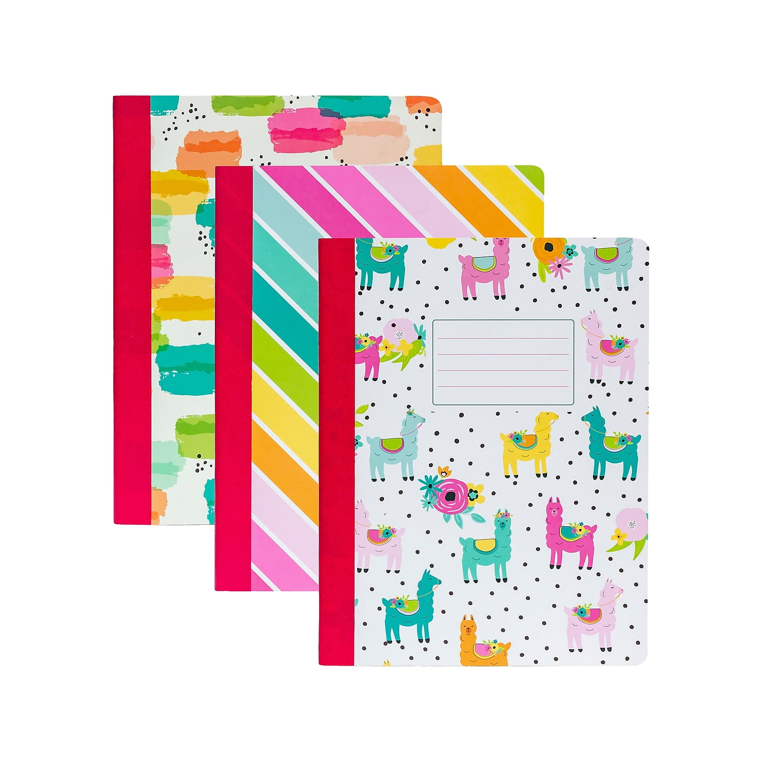 Pukka Pads Composition Notebooks, 7.5 in x 9.75 in, 70 Sheets, 3 Pieces ...