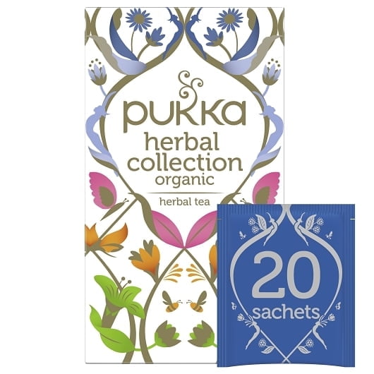 Pukka Tea Bag Organic Herbal Collection, 20 Count -- 2 boxes - Walmart.com