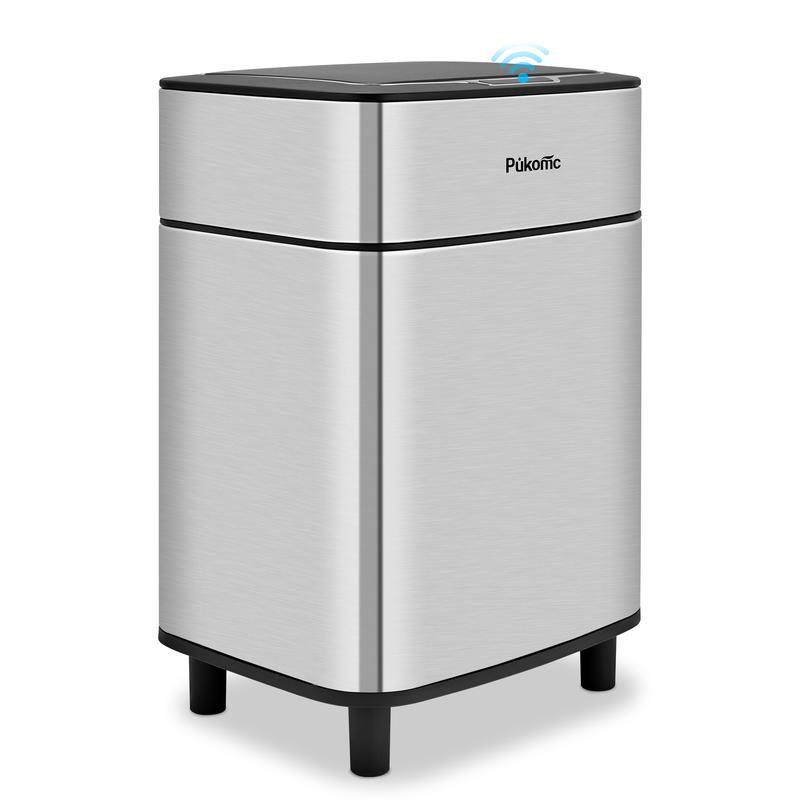 Pukomc Smart Sensor Bin - 2.7Gal Rectangular Sensor Bin for Kitchen ...