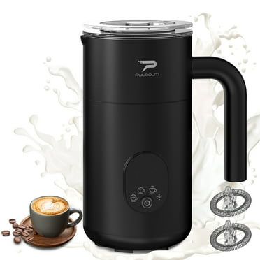 Farbweware 4-in-1 Electronic Milk Frother black， Automatic Foam Maker ...
