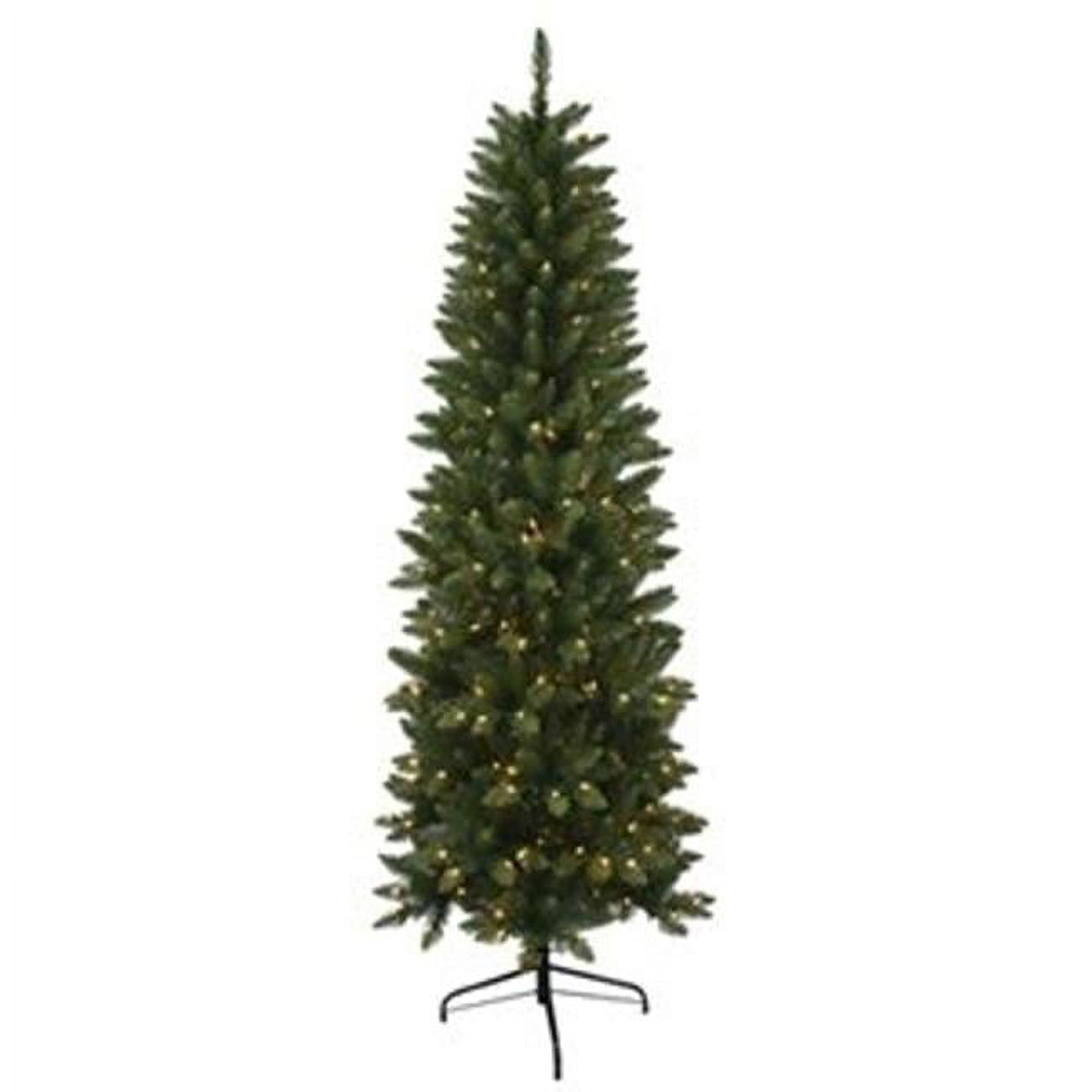 Puleo Asia 239040 7 ft. Clear Jasper Fir Artificial Pre-Lit Christmas ...