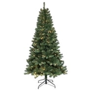 Puleo International Fraser Fir Clear Pre-lit Slim Christmas Tree ...
