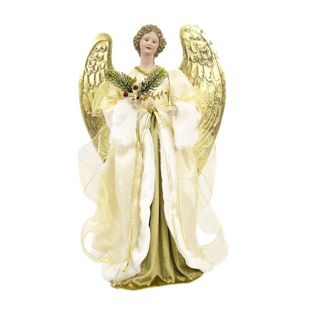 Puleo International 28-inch Animated Musical Christmas Angel in Classic ...
